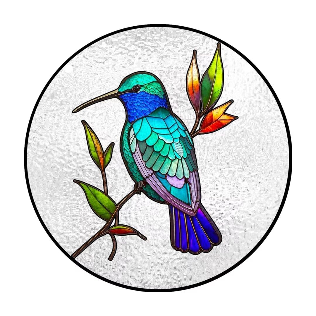 Cool Office Decor Middle Finger Suncatcher - Humorous Stained Glass ...