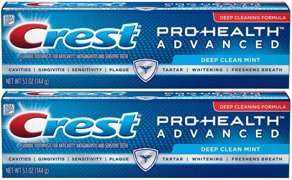Amazon.com: Crest Pro-Health Advanced Toothpaste, Deep Clean Mint 5.1 ...