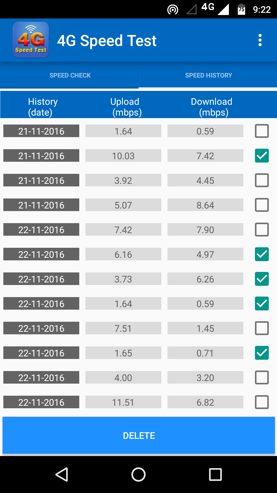 4G SPEED TEST - App on Amazon Appstore