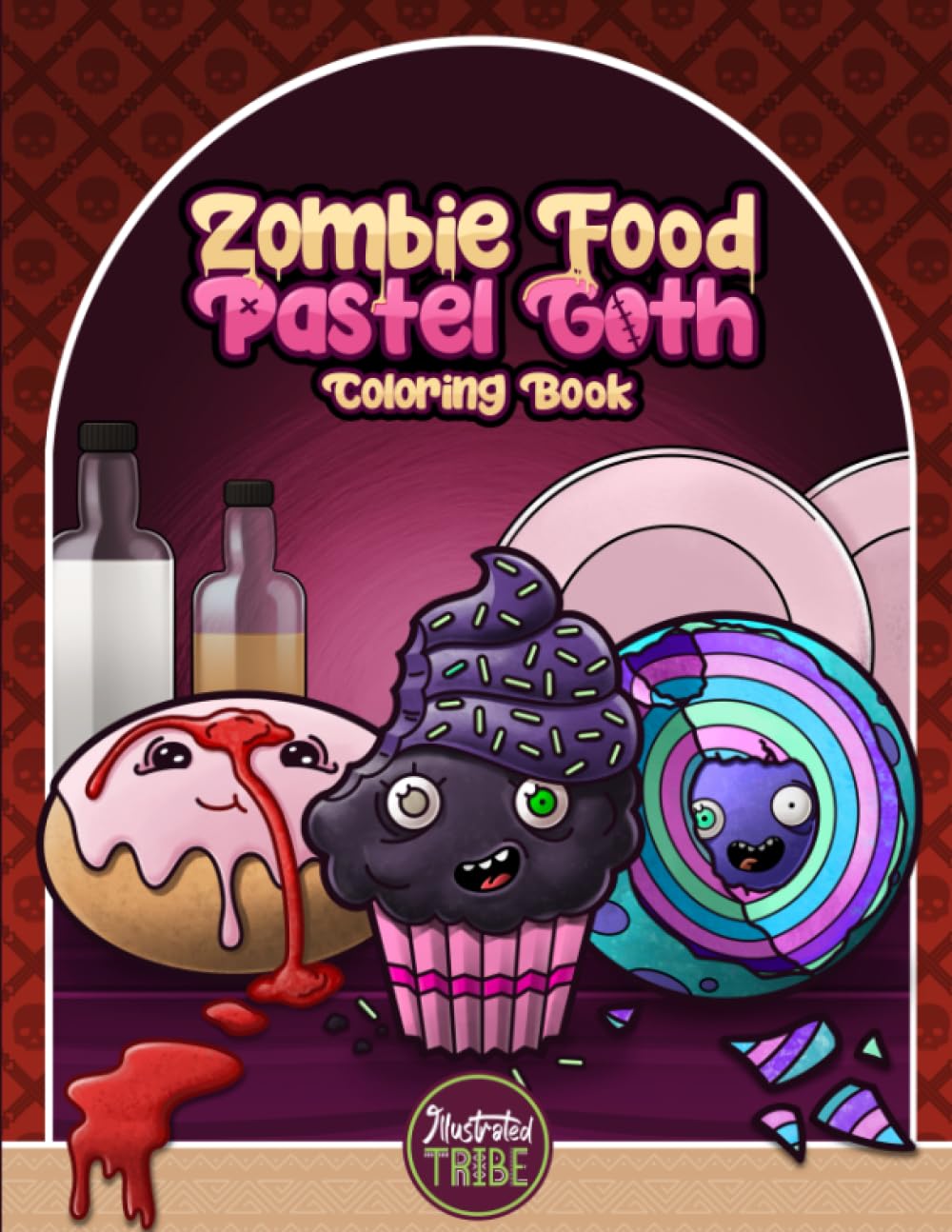 Amazon.com: Zombie Food Pastel Goth Coloring Book: cute creepy and ...