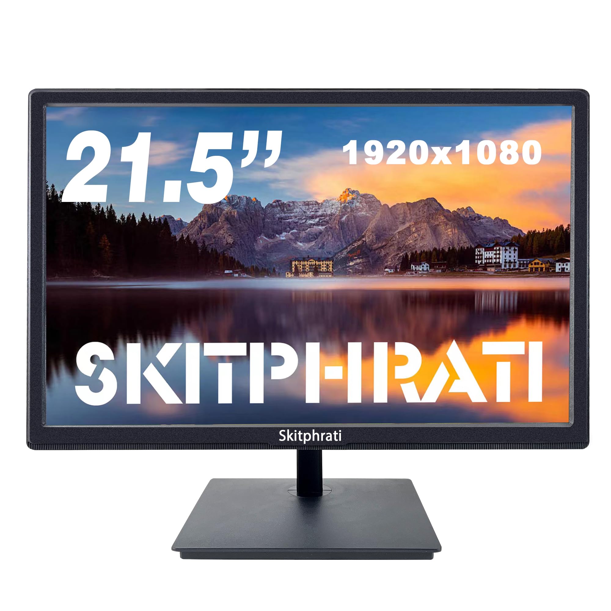 Amazon.com: SKitphrati 22 inch PC Monitor LED Monitor Full HD (1920 x ...