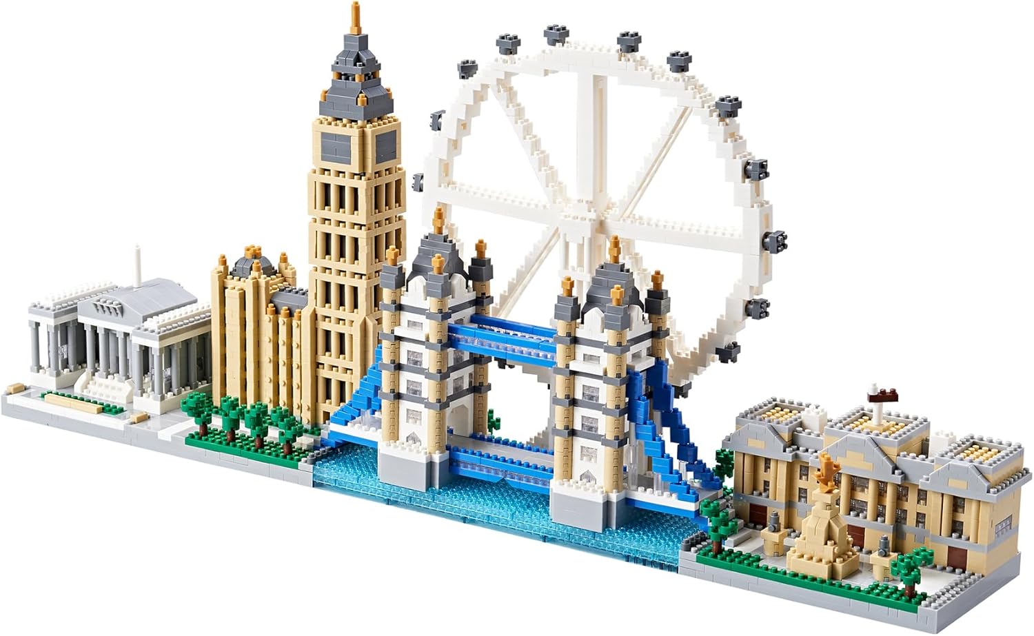 Amazon.com: Geniteen Micro Building Blocks, Architecture Model London ...