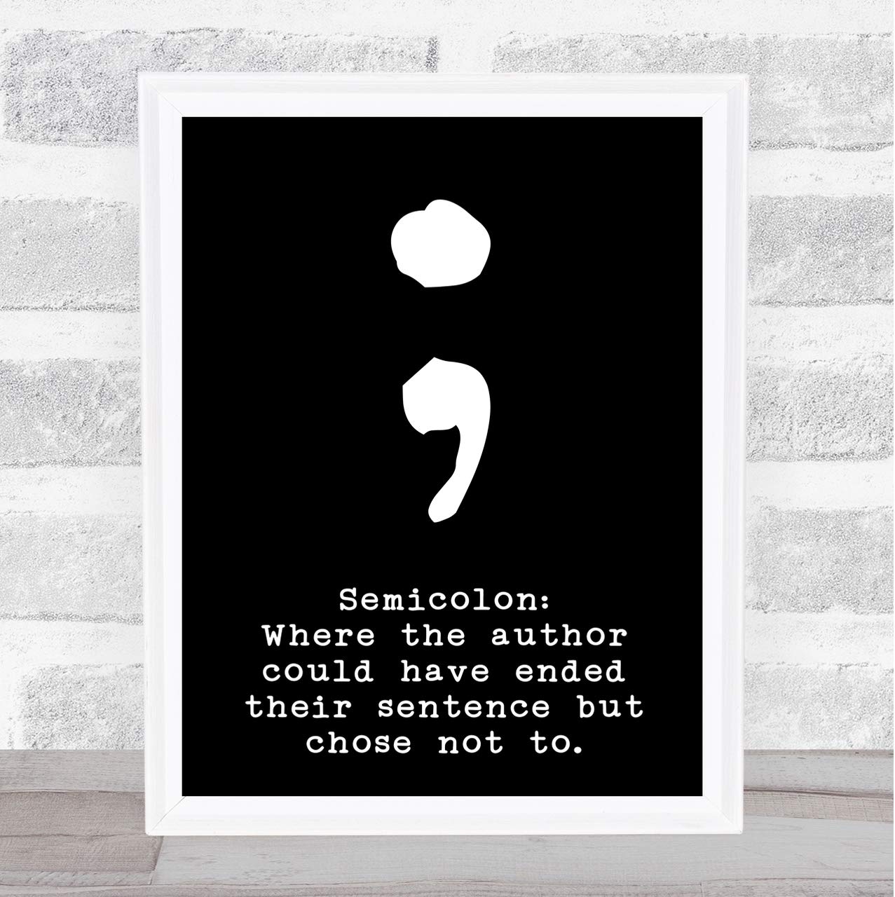 Semicolon Quote