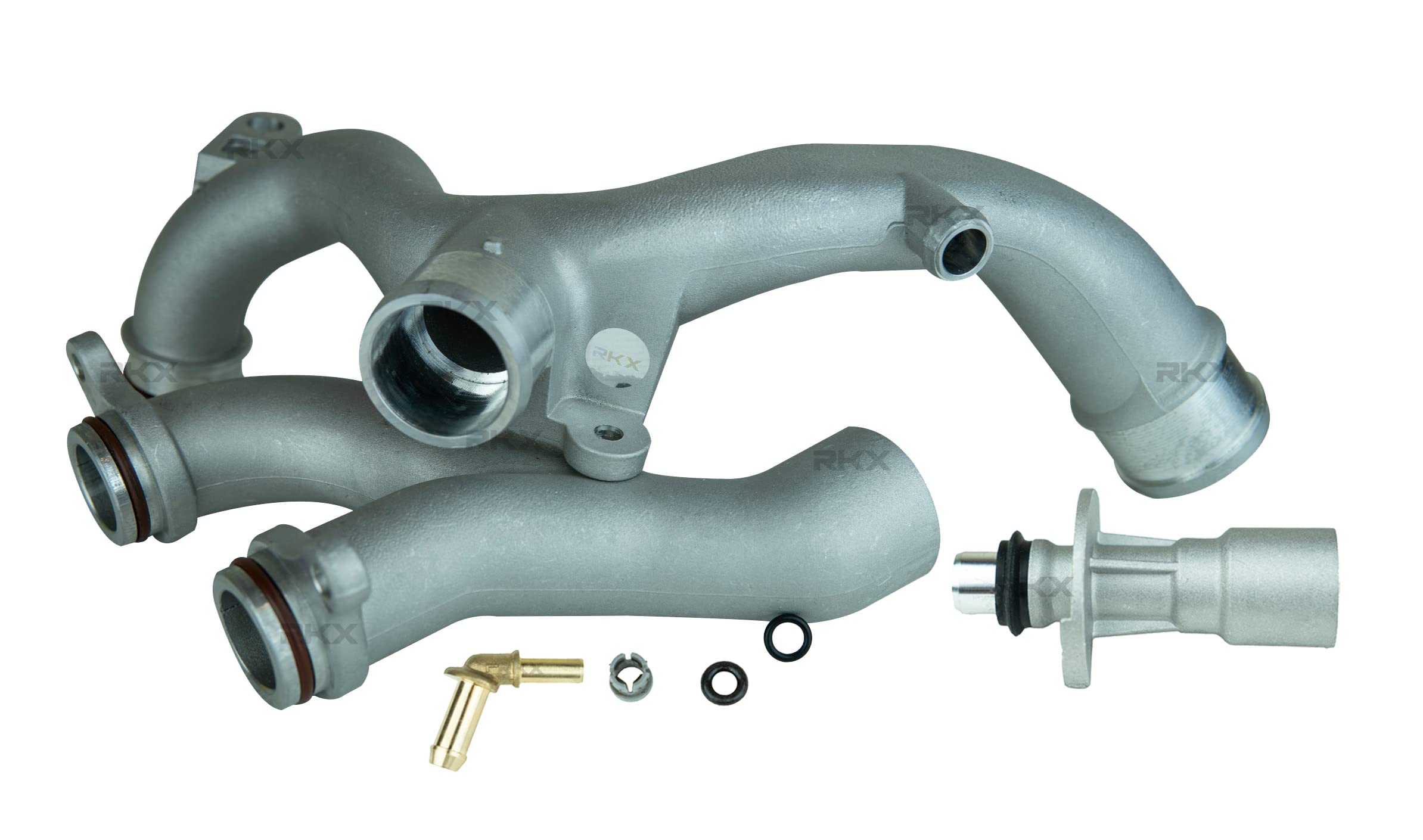 Amazon.com: RKX Upgraded Metal Coolant Water Outlet Pipes, Oil Cooler ...
