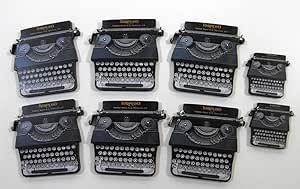 Amazon.com: Wood Typewriters - Collection of 8 Laser Cut Wood Vintage ...