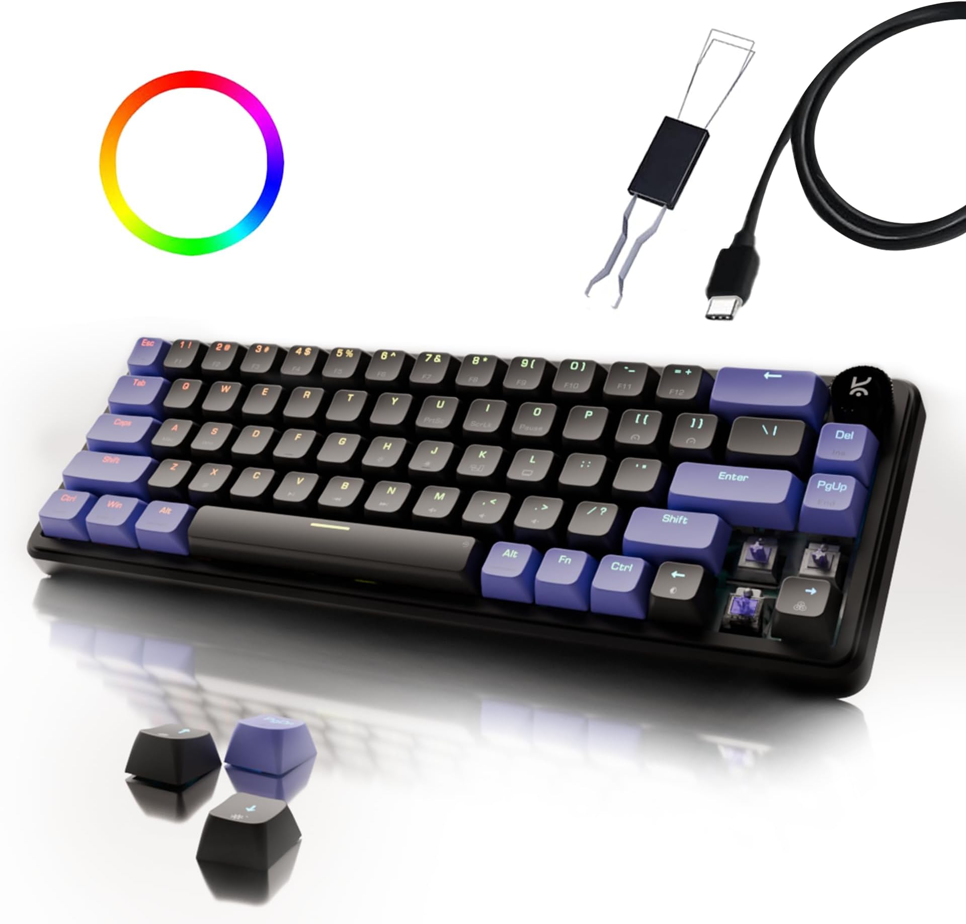 Amazon.in: Buy Kreo Hive RGB Anti-ghosting Gaming Keyboard | Wired ...