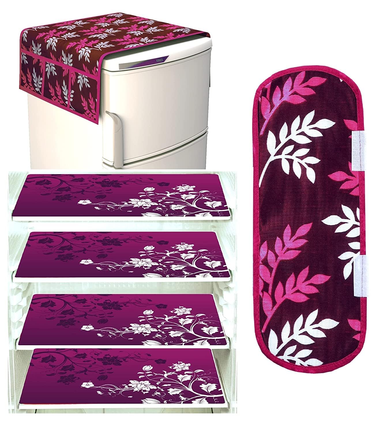 LAKSH INTERNATIONAL Combo of Kitchen Fridge Top Cover(21 X 39 Inches ...