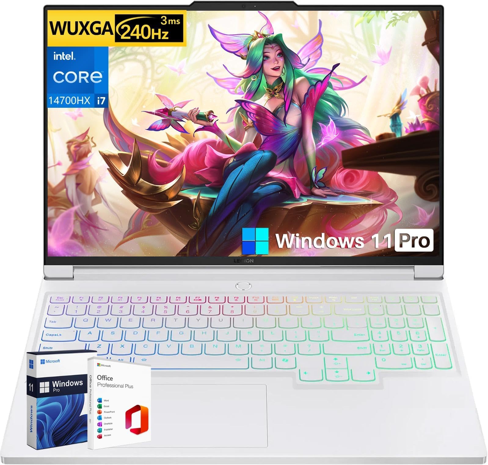 Amazon.com: Lenovo Legion 7i 16 Inch Gaming Laptop, Intel i7-14700HX(Up ...