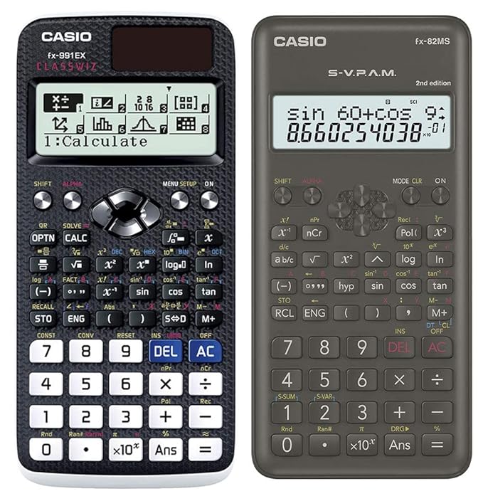Casio Classwiz Scientific Calculator & Casio FX-82MS 2nd Gen Scientific ...