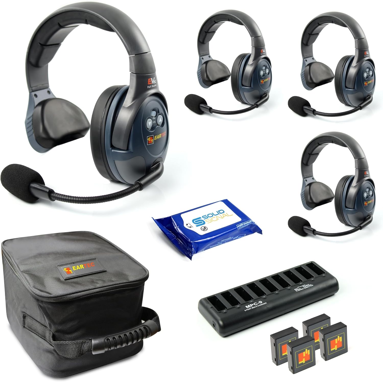 Amazon.com: Eartec Evade EVX4S Light-Industrial Full Duplex Wireless ...