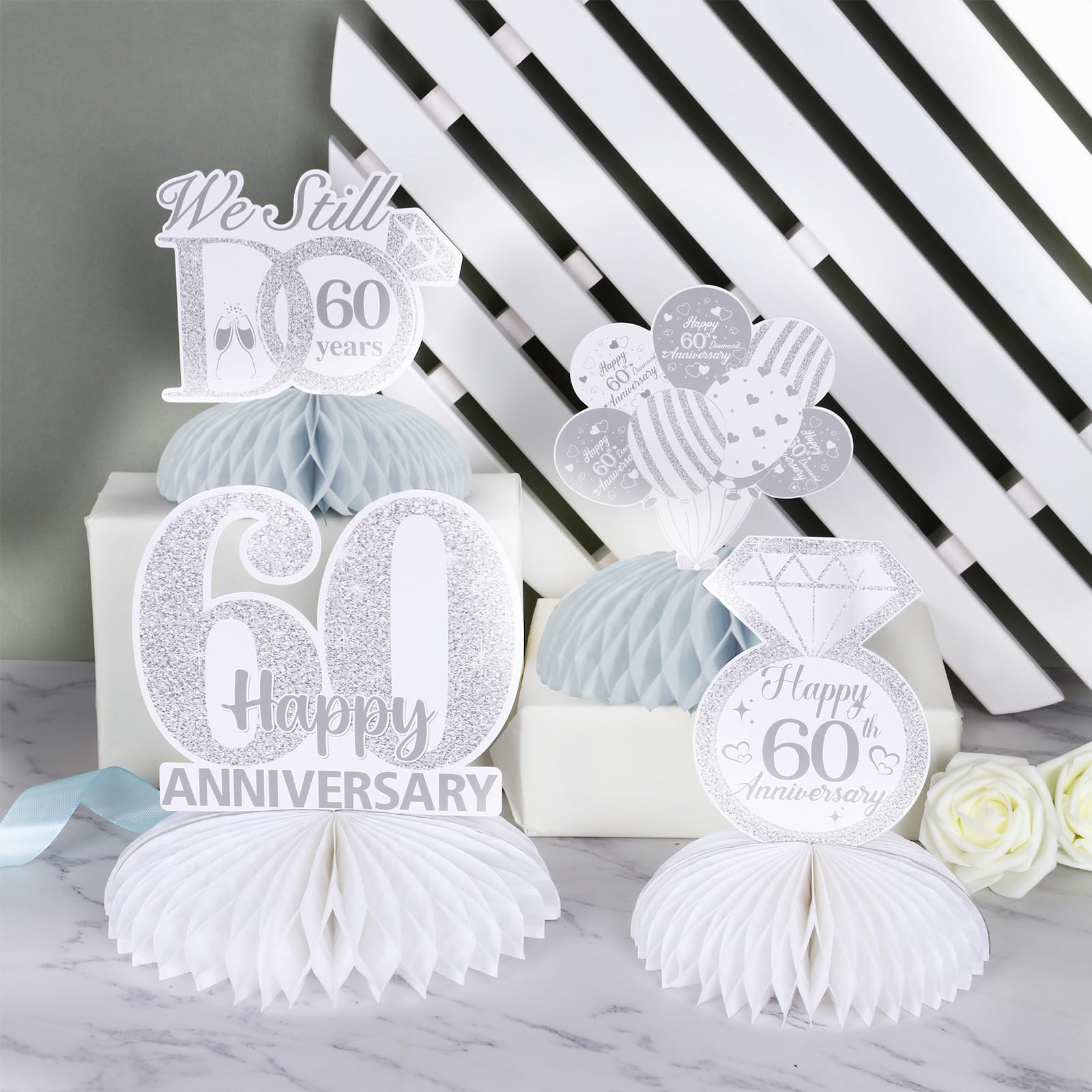 Diamond Themed Table Decorations Event Decor Package Diamond