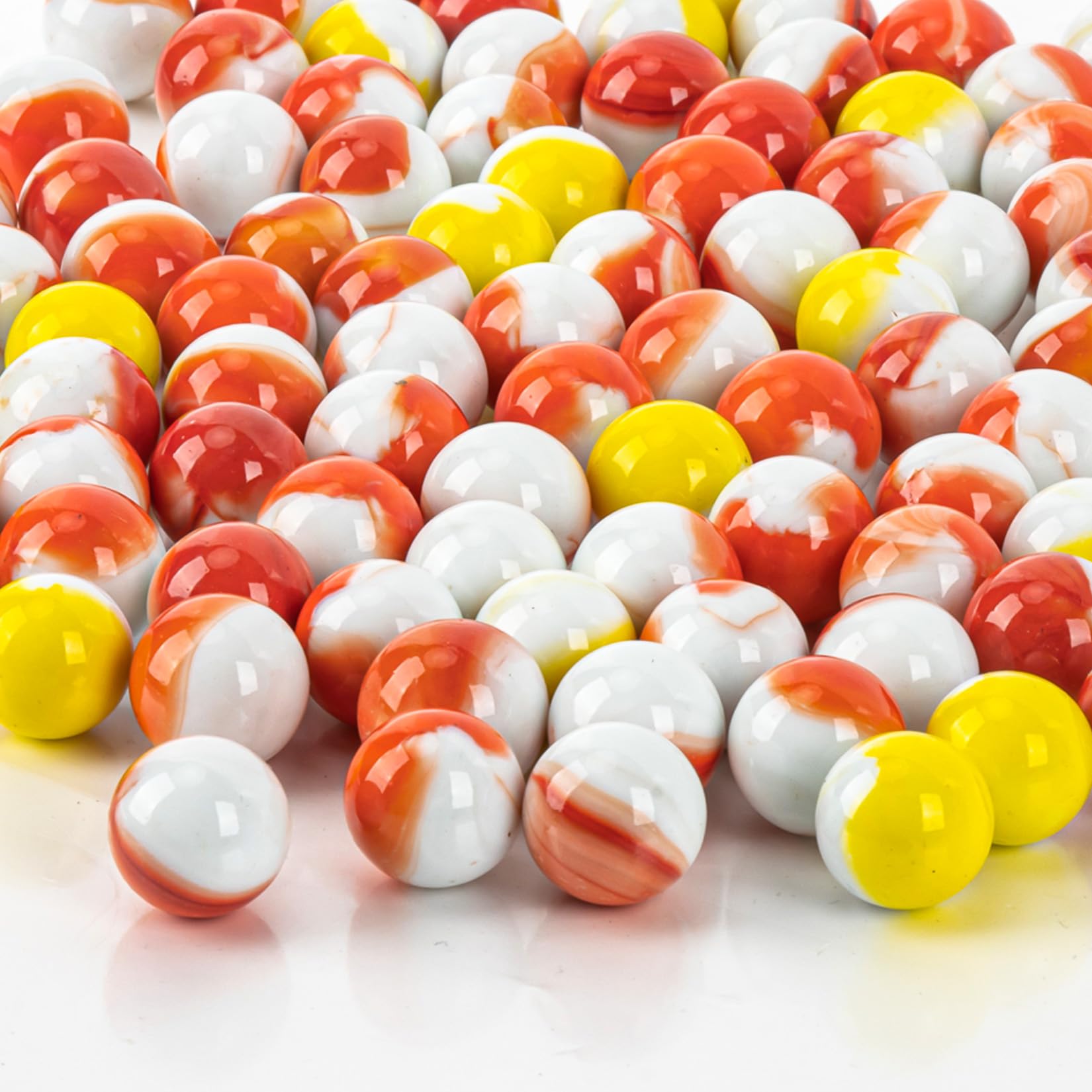 Snapklik.com : Sukh Glass Marbles Bulk - 70 Pcs 16mm Canicas Large ...