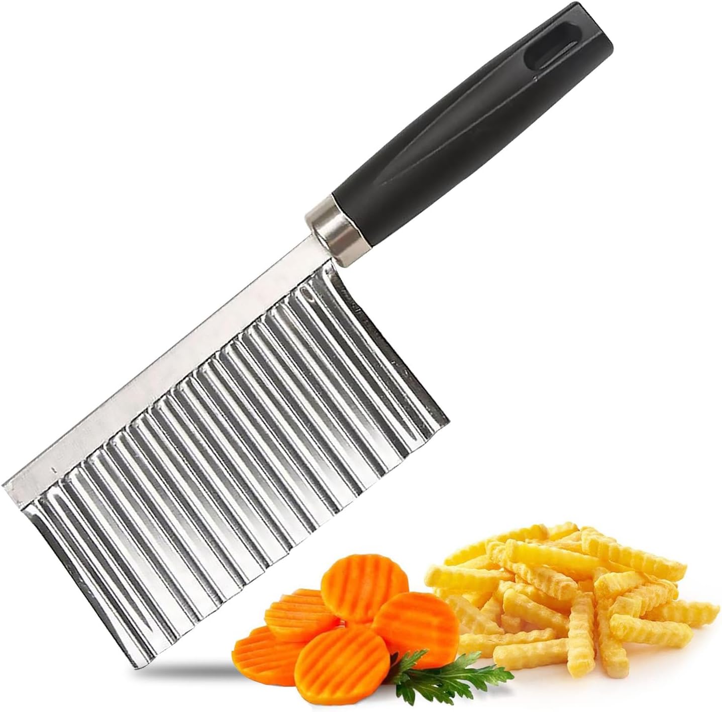 Amazon.com: Tiankohelan Stainless Steel Crinkle Cutter Knife for ...