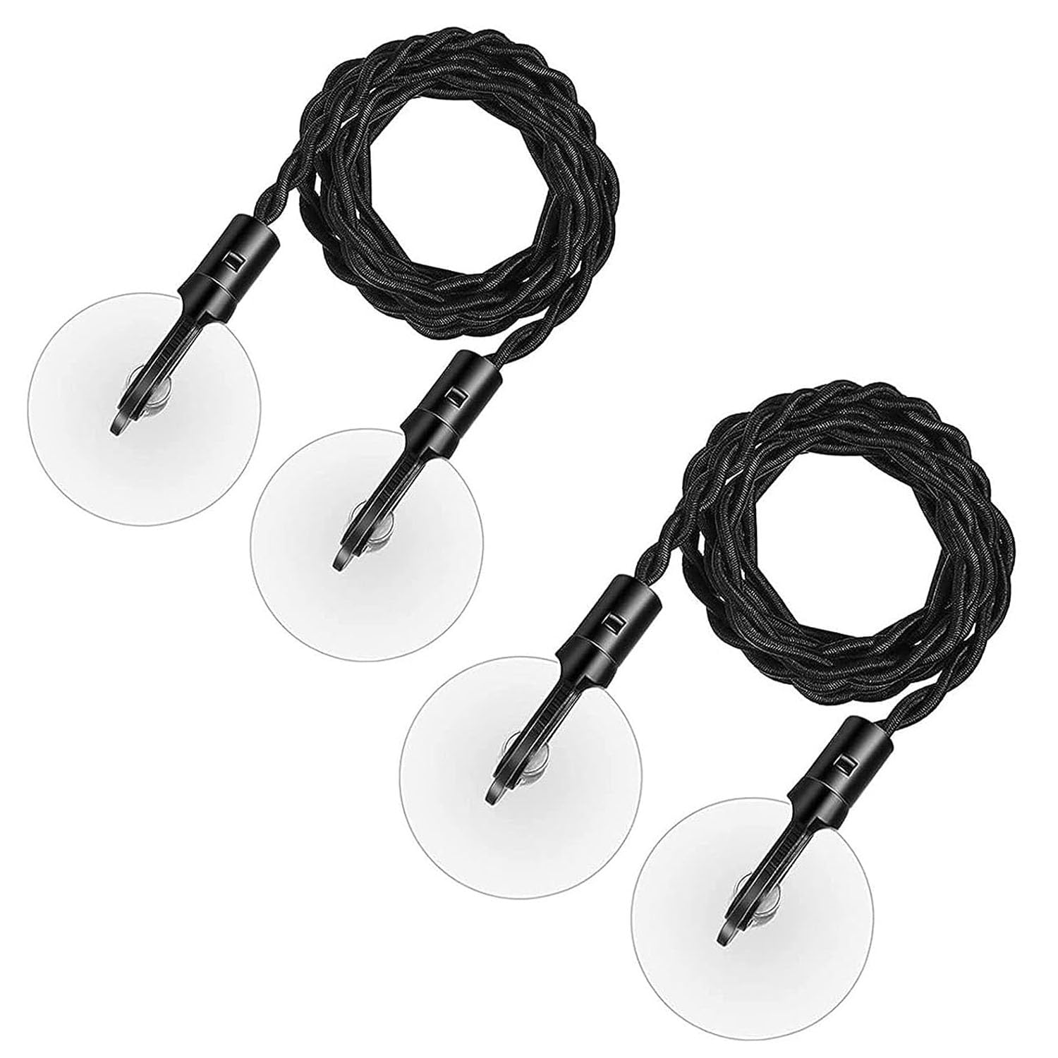 2 Pcs Travel Clothesline Portable Retractable Clothesline with Hooks ...