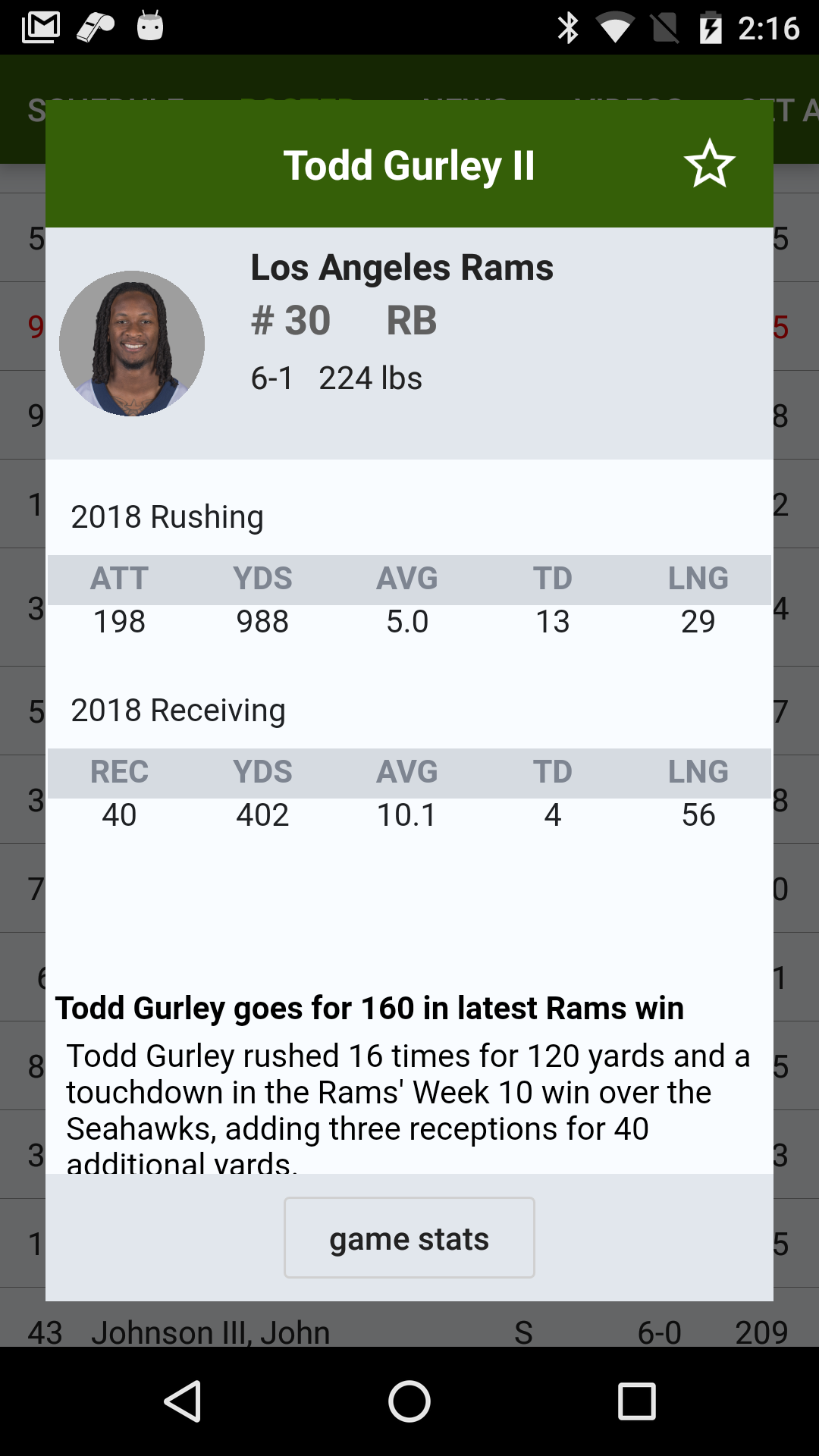 Sports Alerts - NFL edition - App on Amazon Appstore