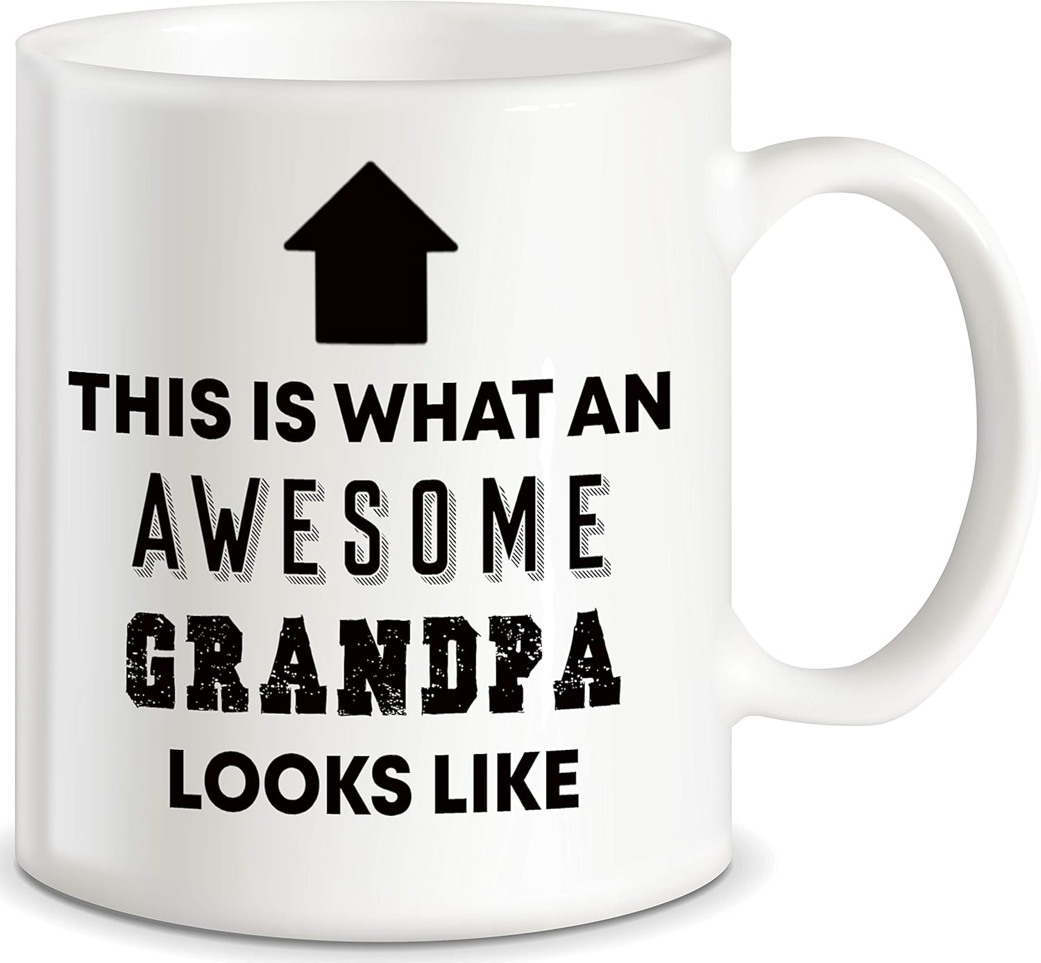 Amazon.com: Classic Mugs Father's Day Gifts Awesome Grandpa Looks Like ...