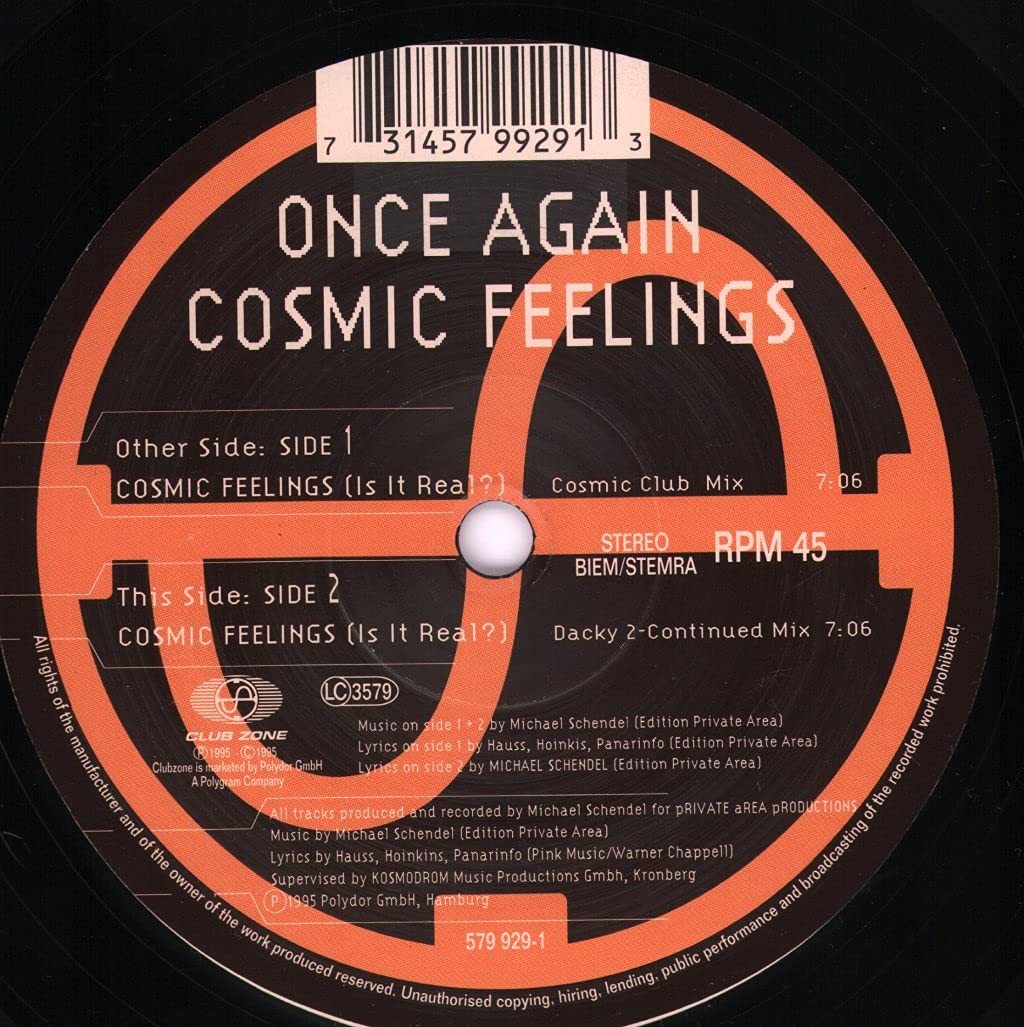 Cosmic feelings [Vinyl Single]: Amazon.de: Musik-CDs & Vinyl