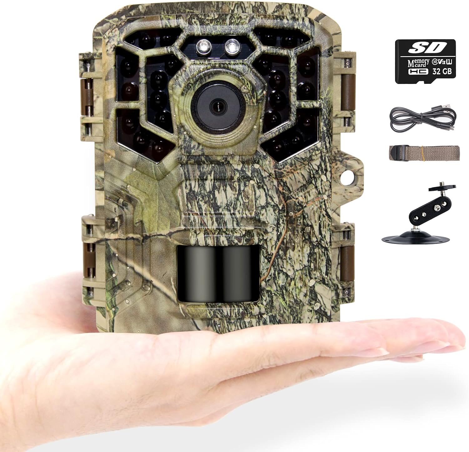 Amazon.com: OSENOUS Mini Trail Camera, 1080P 24MP HD Game Camera with ...