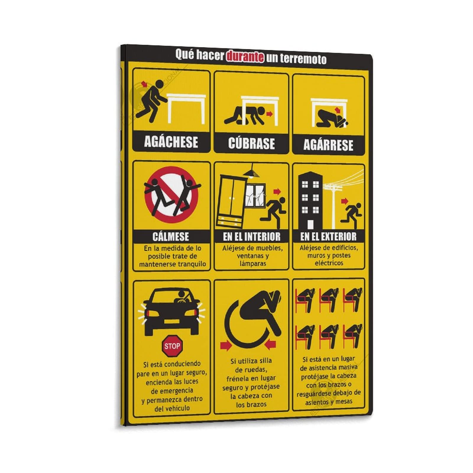 Earthquake Safety Sign