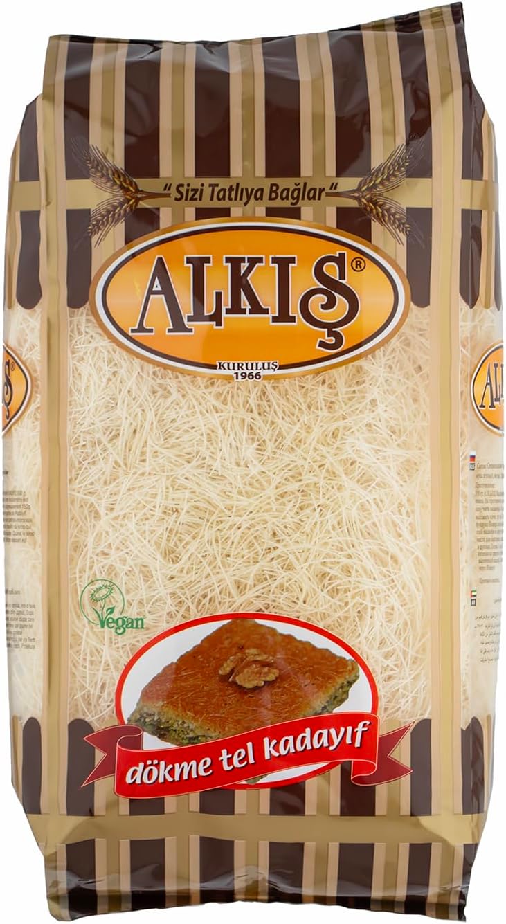 Kataifi, Kataifi Pâte Fillo râpée, Kadayif, Pâtisserie Kataifi 500 gr/1 ...