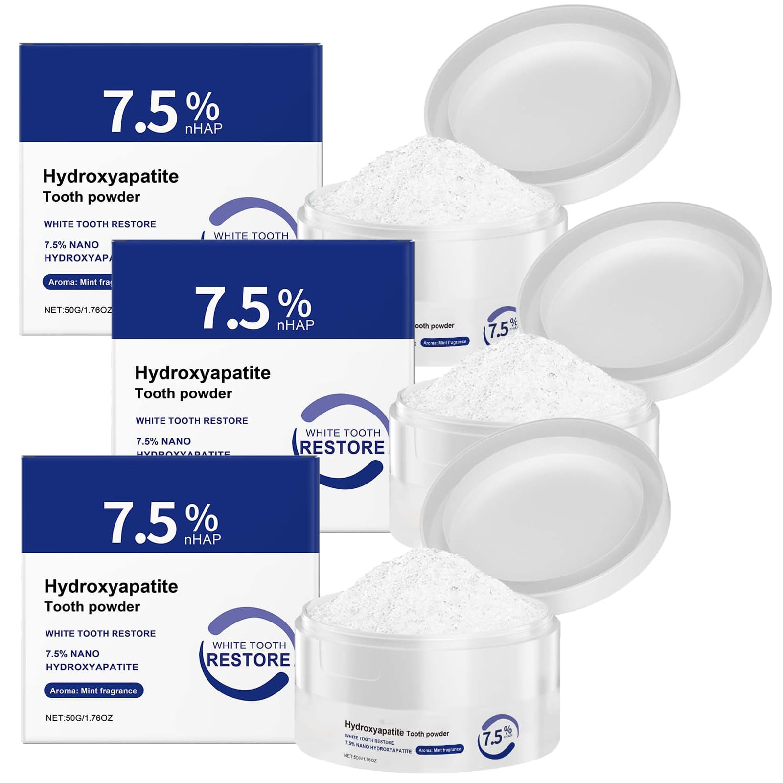 Hydroxyapatite Tooth Powder Nano Hydroxyapatite Toothpaste Natural ...