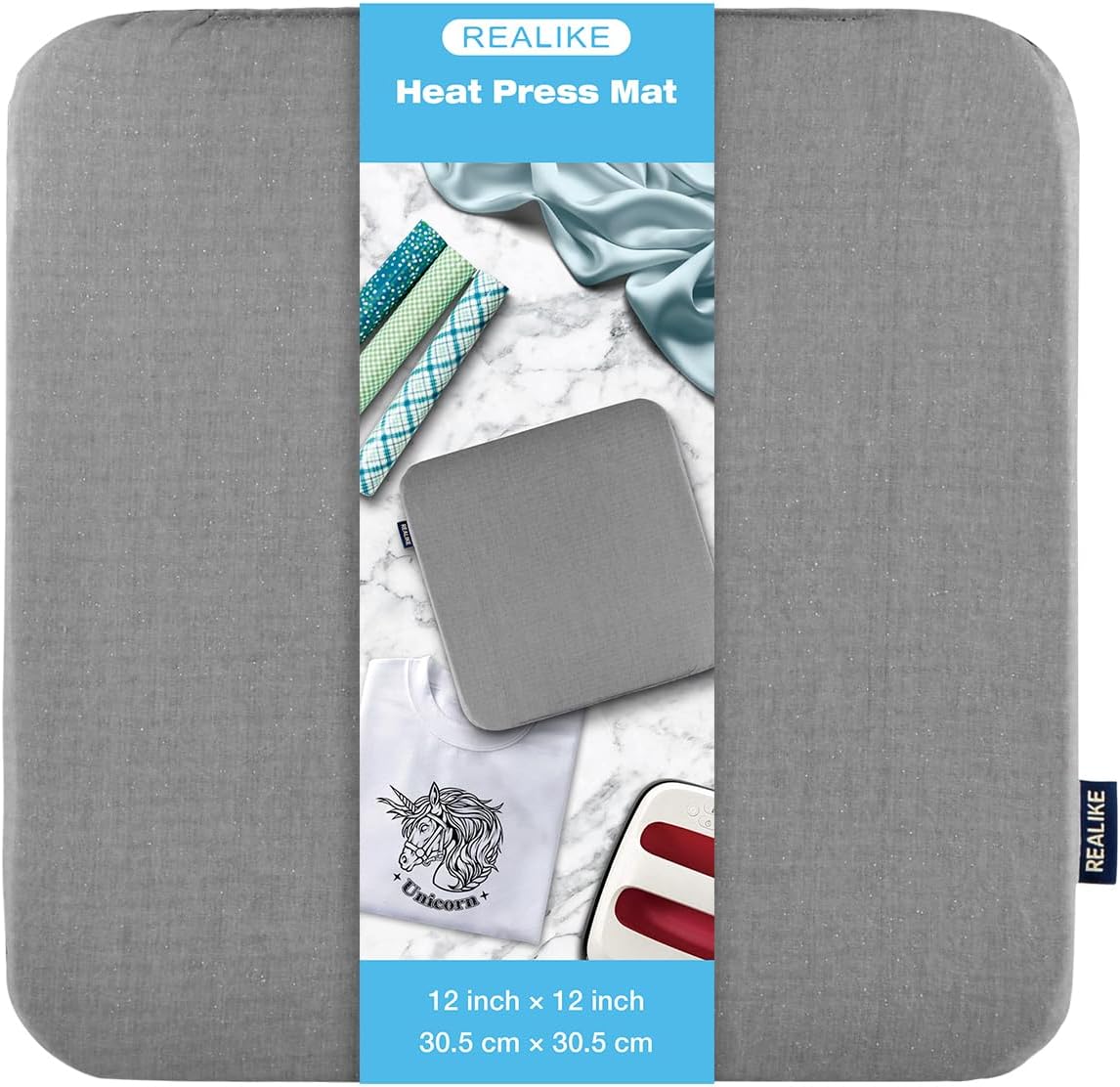 Amazon.com: 6 Pack Heat Press Pillows Mat Kit -3 Different Size Thermal ...