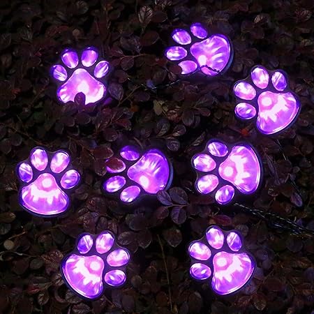 MUMENG String Lights Warm White 20 LEDs Lovely Cat Decoration Lighting ...
