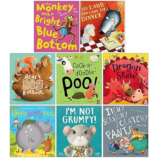 Steve Smallman 8 Books Collection Bundle Pack(The Monkey with a Bright ...
