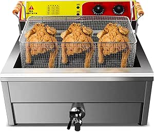 Amazon.com: GenSDH Electric Deep Fat Fryer, Frying Machine, Deep Fryer ...