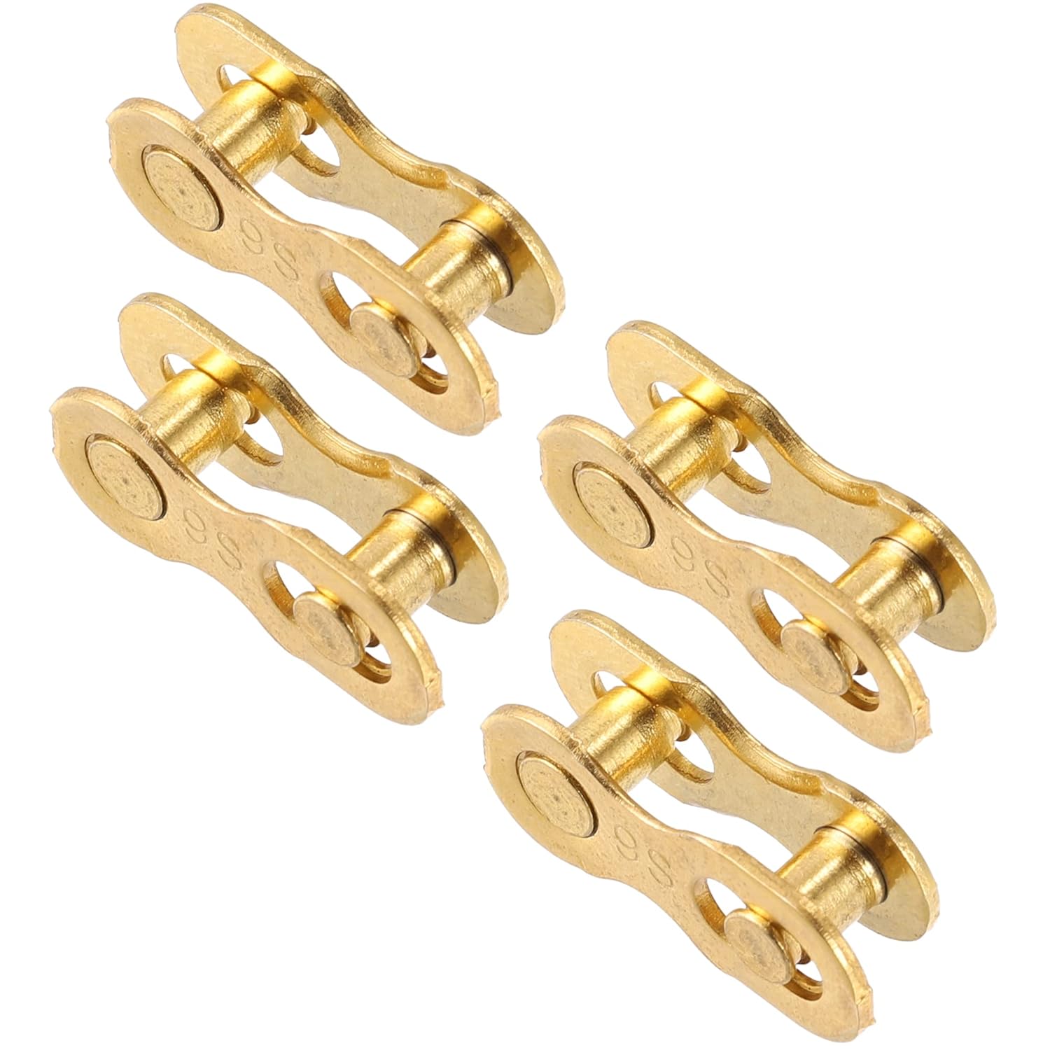 Amazon.com : X AUTOHAUX 4 Pair 9 Speed Gold Tone Chain Master Link ...