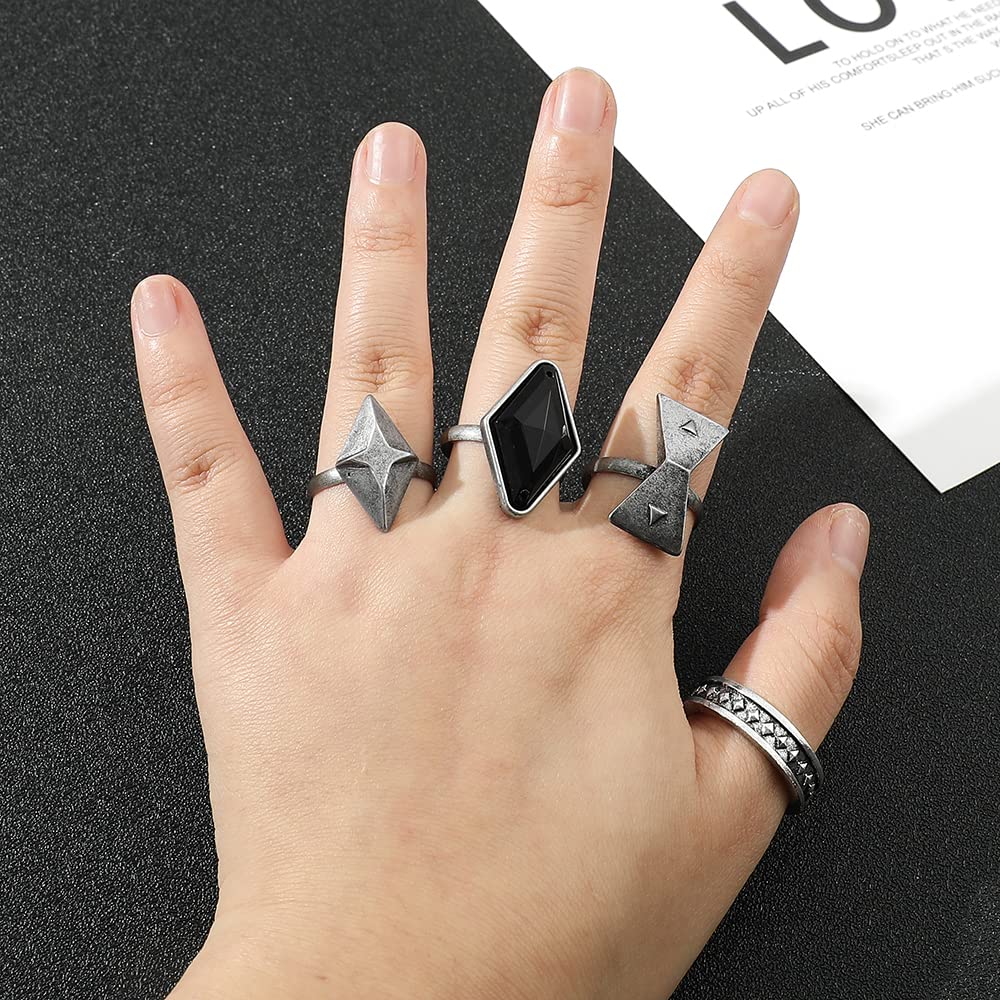 Snapklik.com : Genshin Cosplay Hutao Rings - Adjustable Vintage Game ...