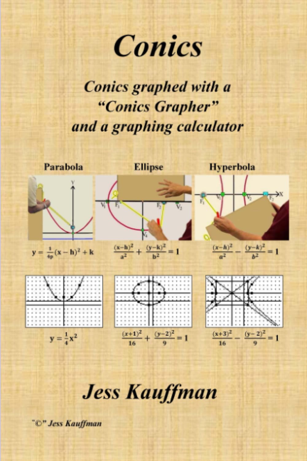 Conics: Conics graphed with a "Conics Grapher" and a graphing ...