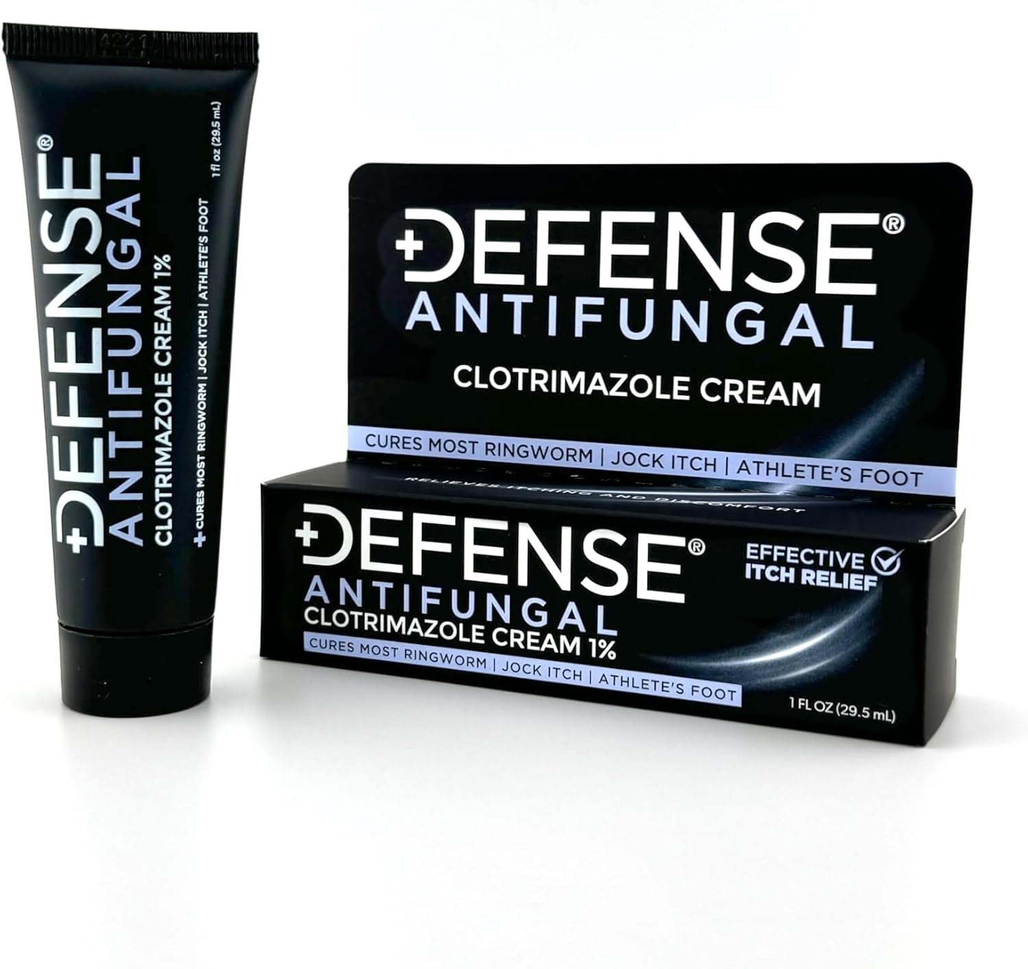 Amazon.com: Defense Antifungal Cream 1% Clotrimazole Antifungal ...