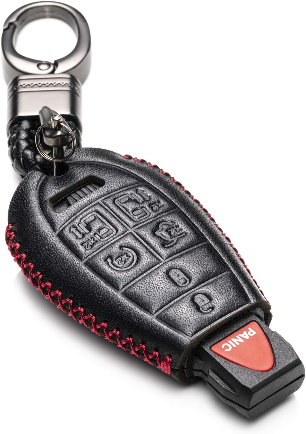 Amazon.com: Vitodeco Genuine Leather Smart Key Fob Case Cover Protector ...