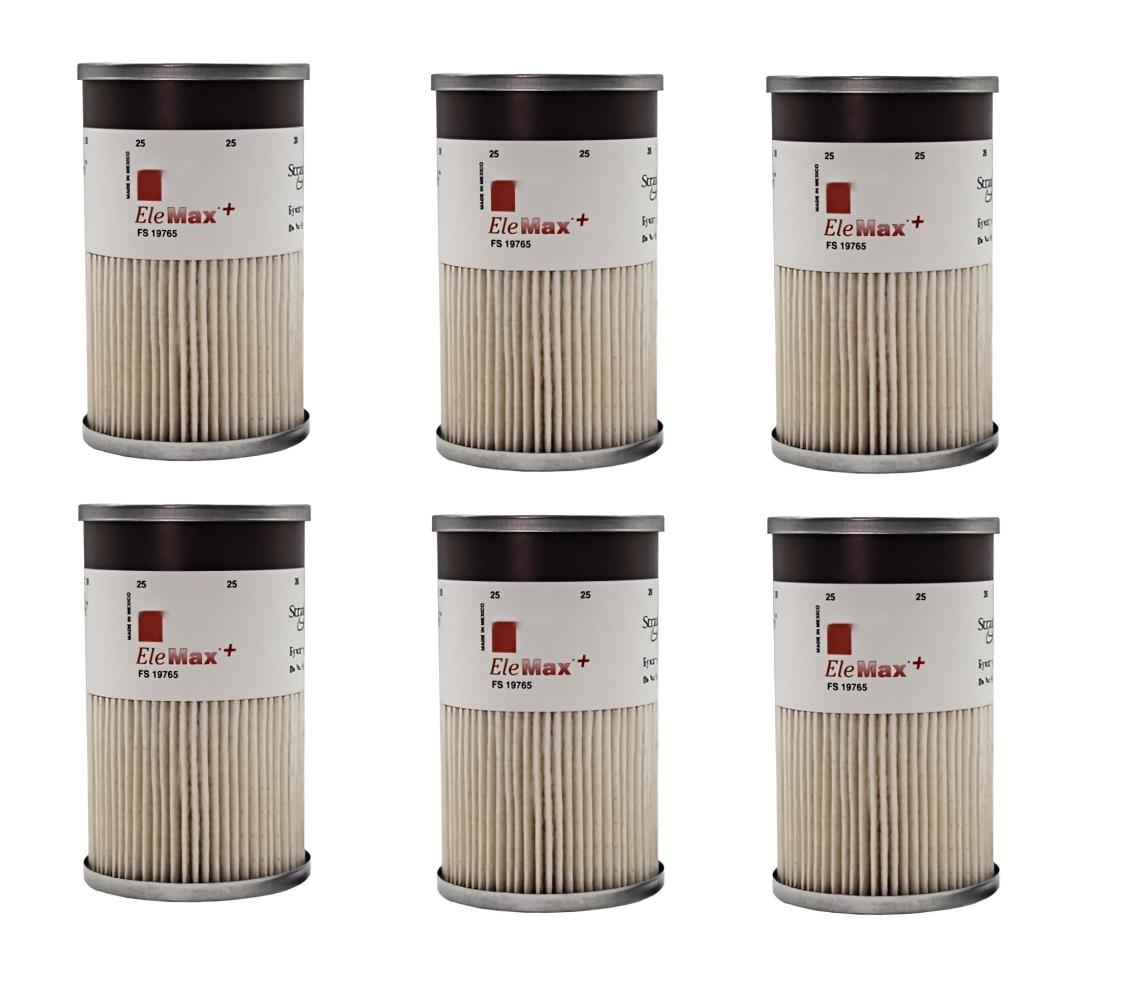 Amazon.com: 6/Pack Fuel/Water Separator FS19765 Compatible with Cummins ...