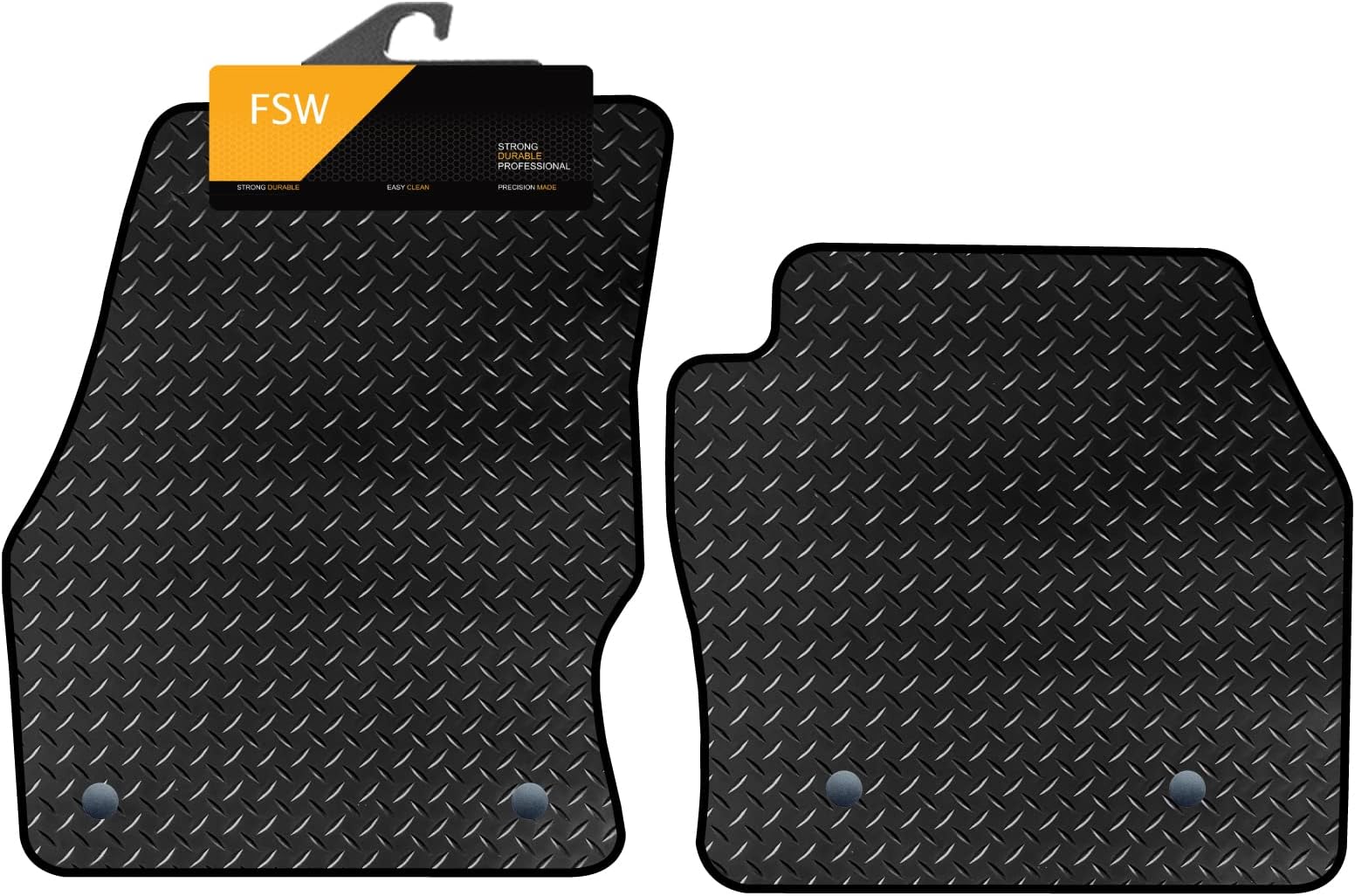 Ford Genuine Transit Connect Rear Rubber Floor Mats Set of 2 2014-2023 ...
