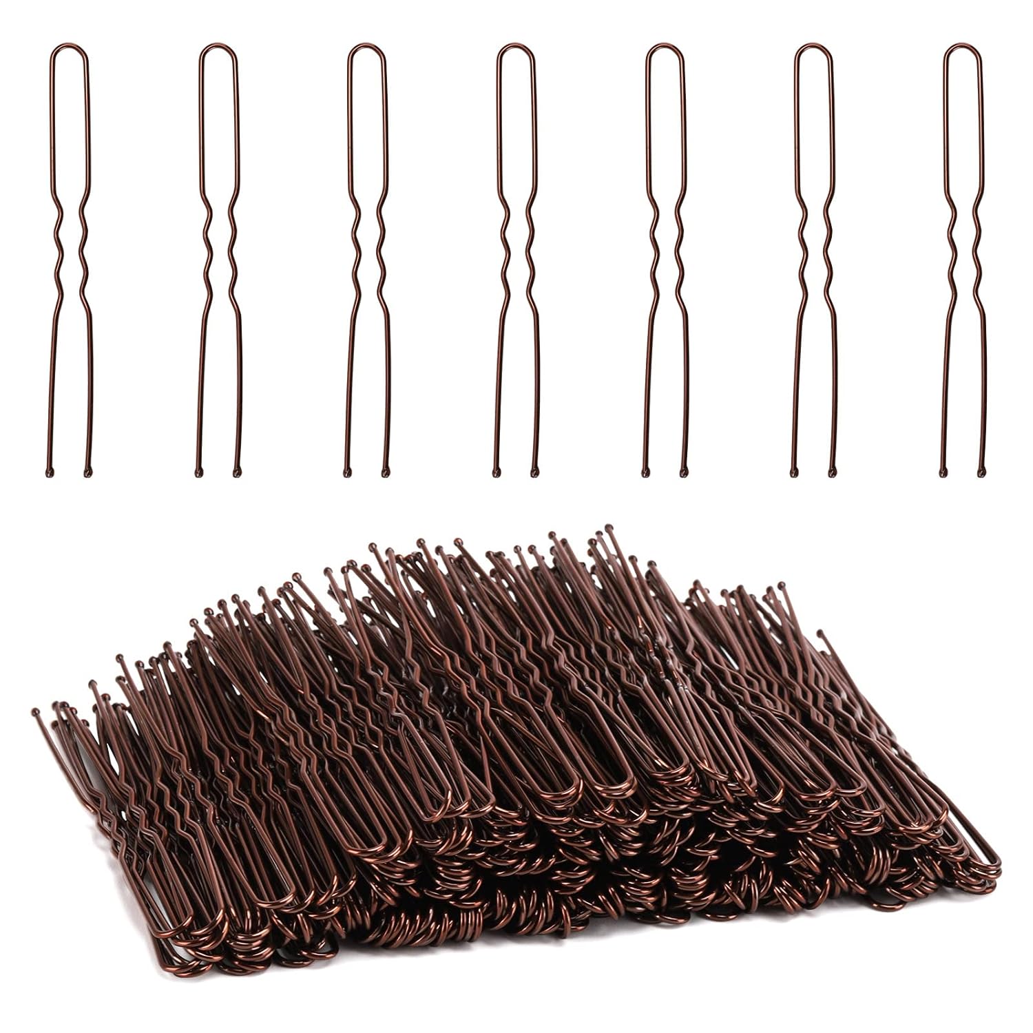 Amazon.com : Tbestmax 300 Hair Bun Bobby Pins U Shaped Pin Hair Grips ...