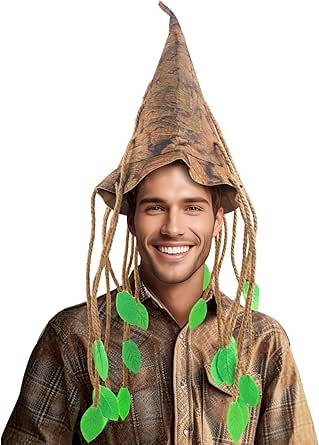 Amazon.com: HyperFun Halloween Tree Costume Hat For Men - Funny Tree ...