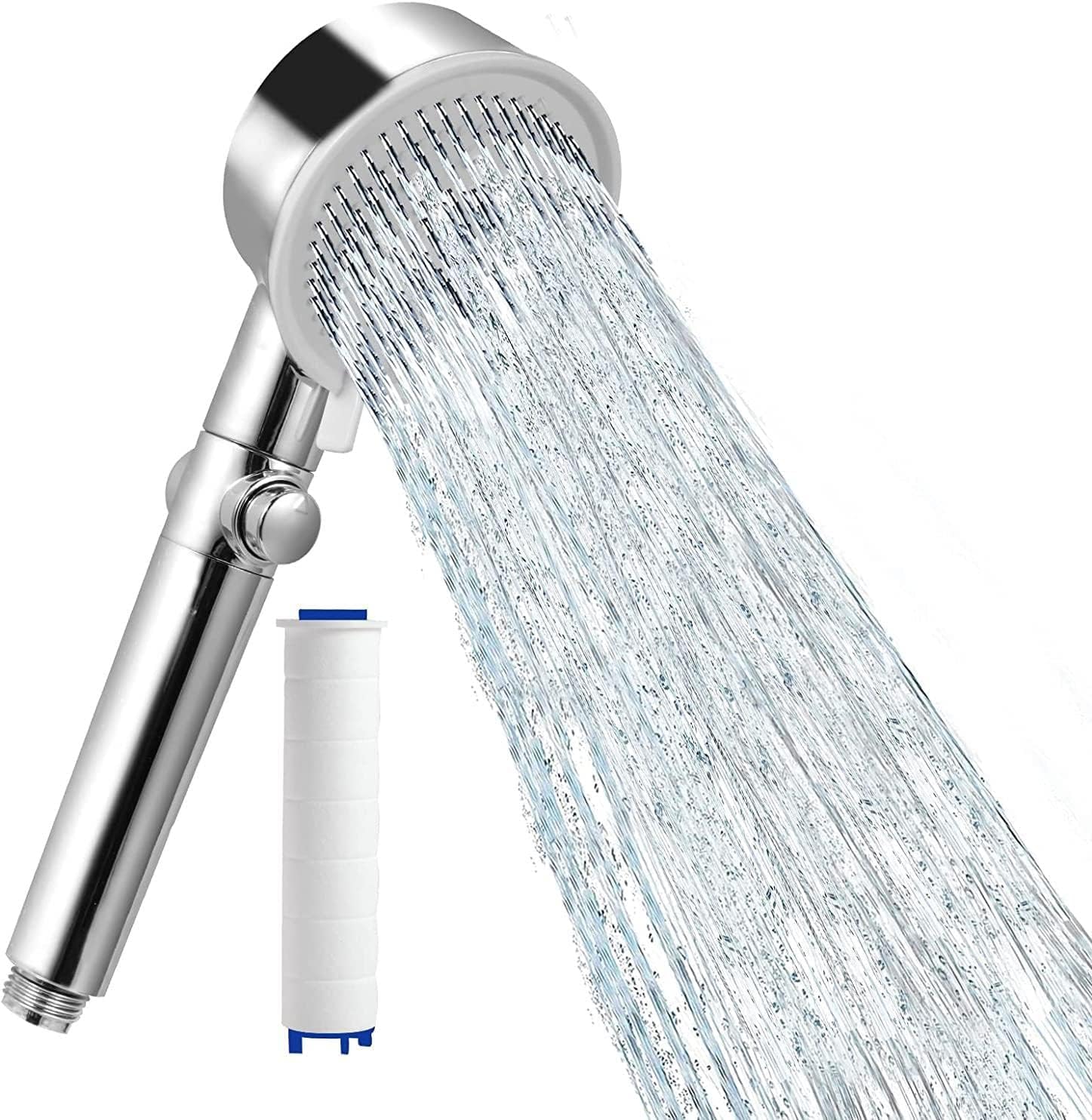 Lemnislife Duschkopf Wassersparend mit Filter, 5 Strahlarten und mit ...