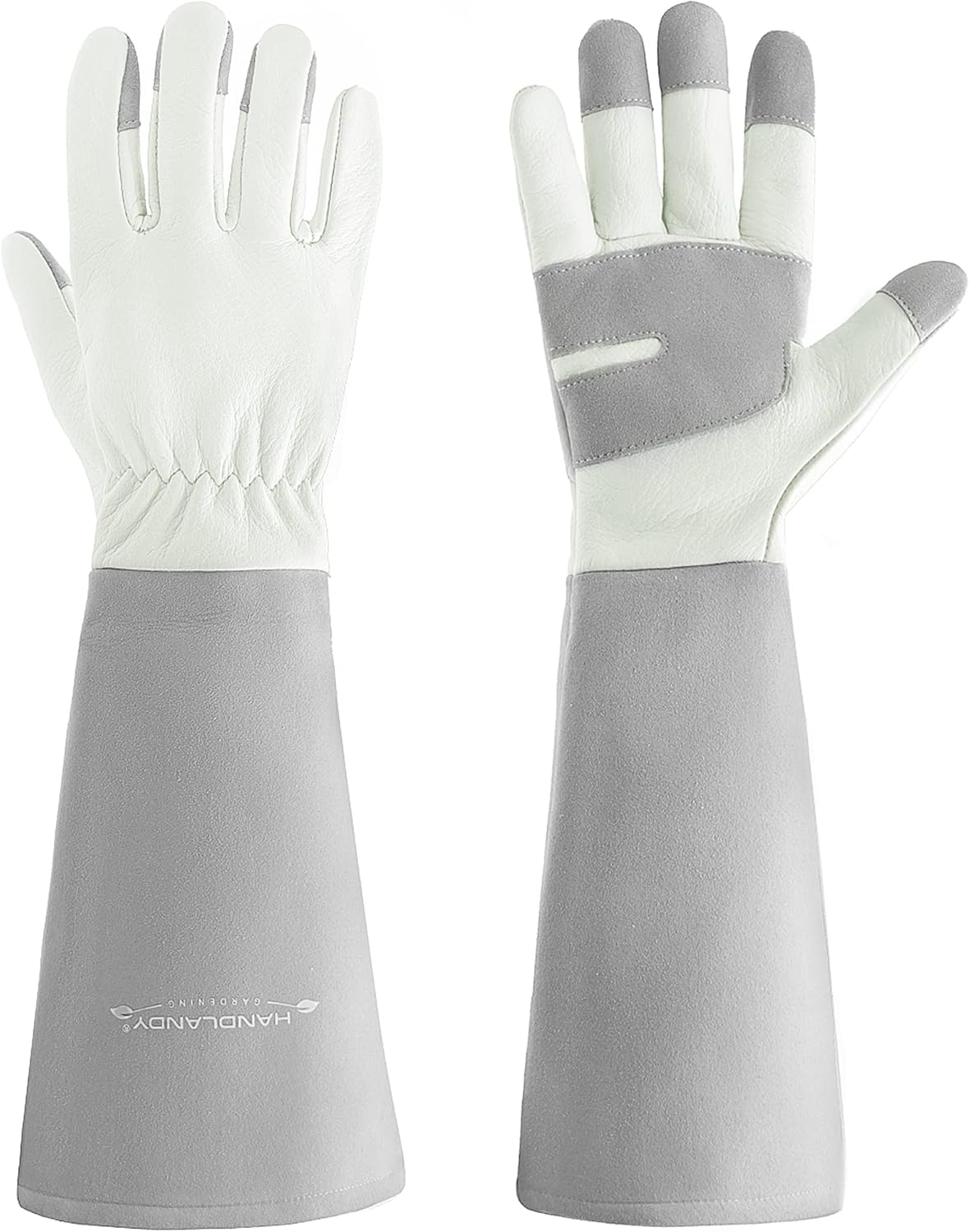 Amazon.com : HANDLANDY Ladies Leather Gardening Gloves, Thorn Proof ...