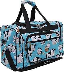 Amazon.com: Cow in Town NGIL Canvas Carry on 17" Duffle Bag : Clothing ...