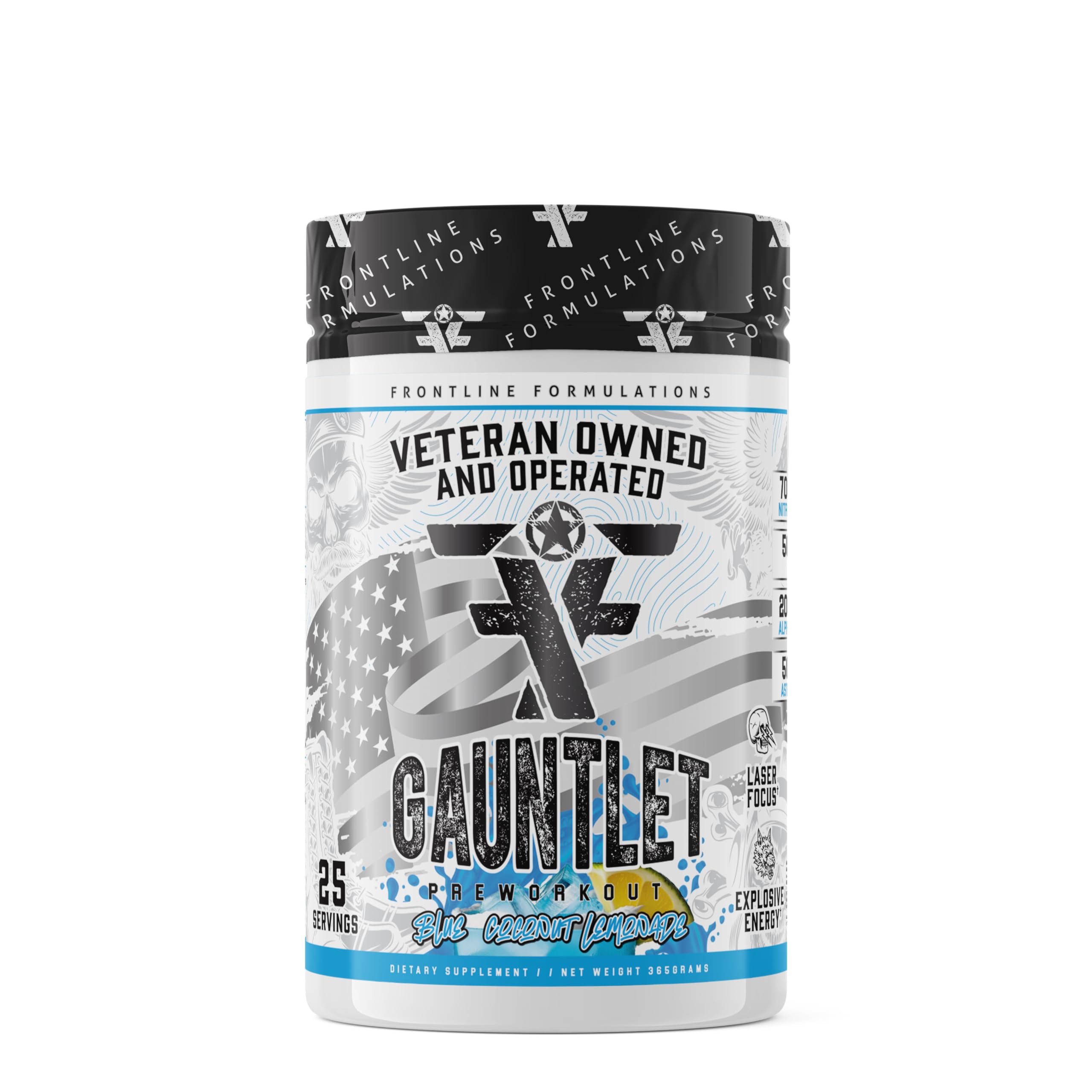 Amazon.com: FRONTLINE FORMULATIONS Gauntlet Pre-Workout Powder ...