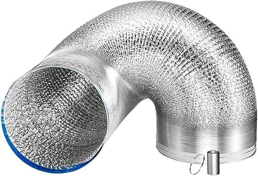 Aluminum Exhaust Vent Pipe, Exhaust Hose, Flexible Contract Freely Air ...