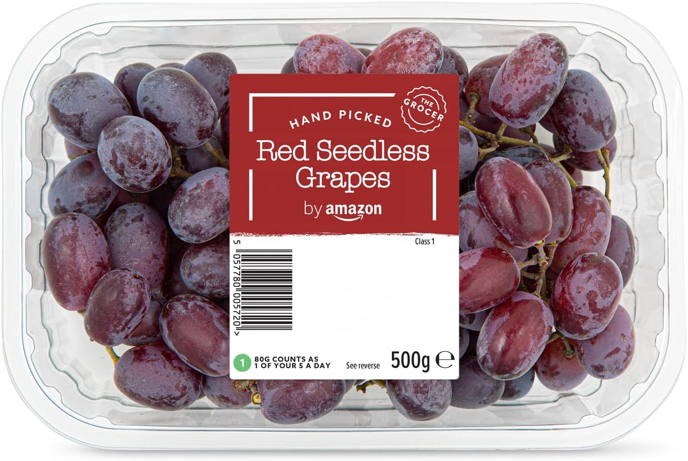 by Amazon Red Seedless Grapes, 500g : Amazon.co.uk: Grocery