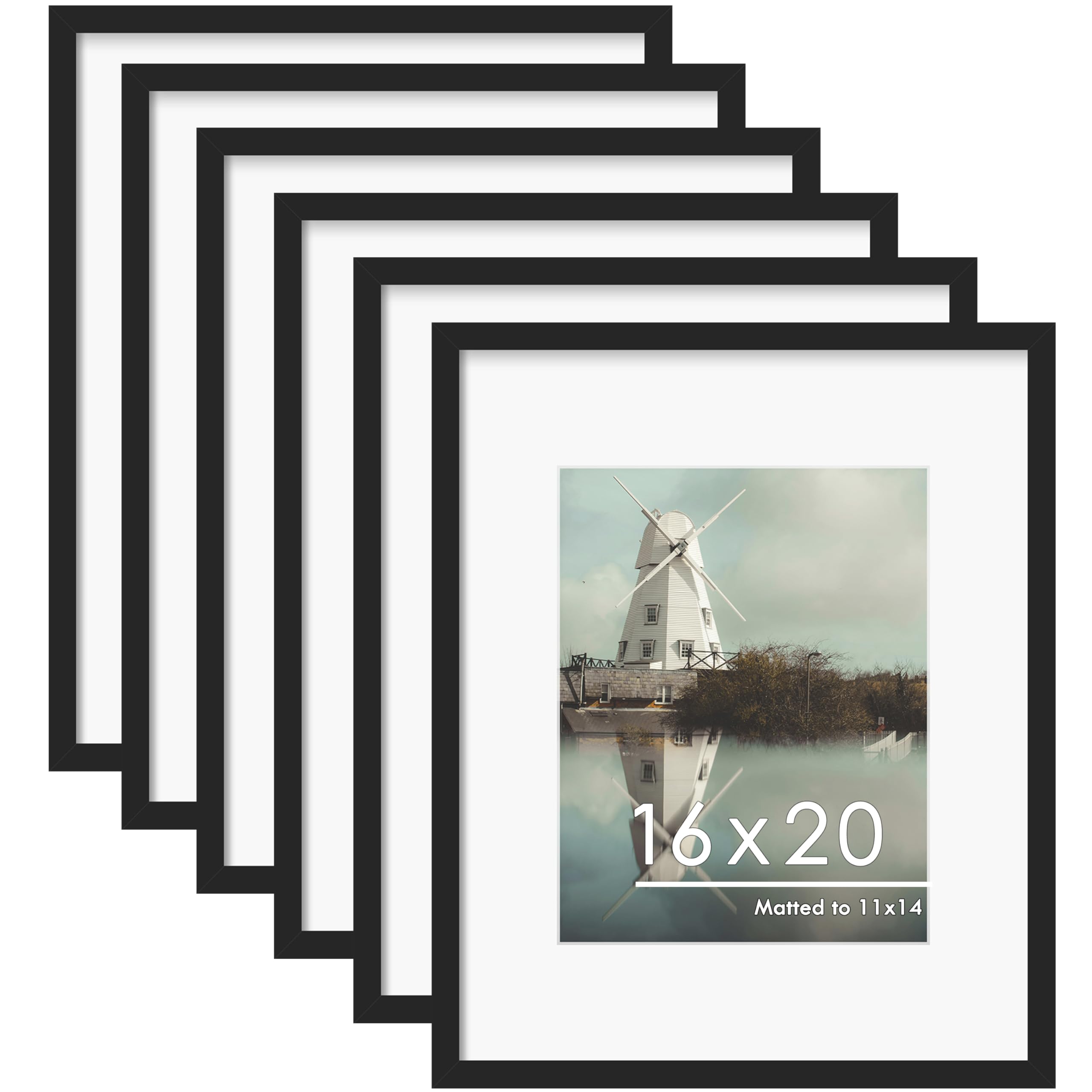 Amazon.com - PEALSN 16x20 Picture Frame Set of 6, Display Pictures 11 x ...