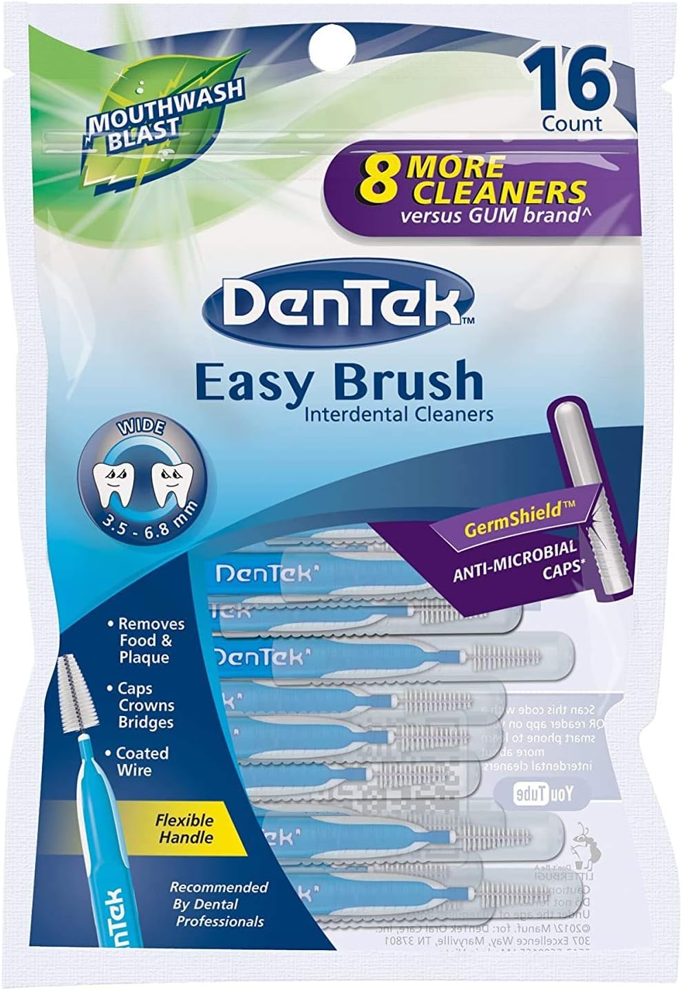 Amazon.com : DenTek Complete Clean Easy Reach Floss Picks, Advanced ...