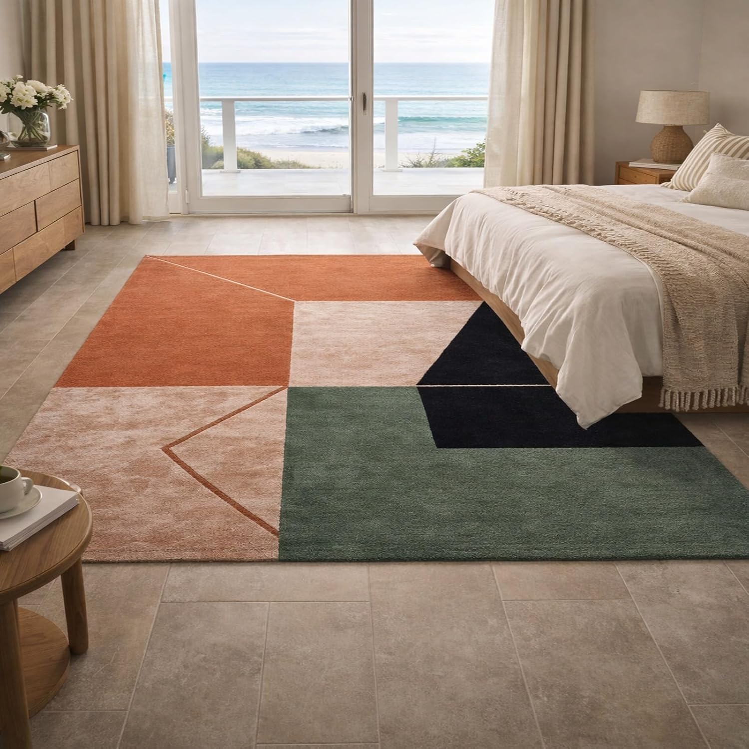 Taidianolp Tapis Salon Décoration,Art Décoratifs géométrique Moderne ...