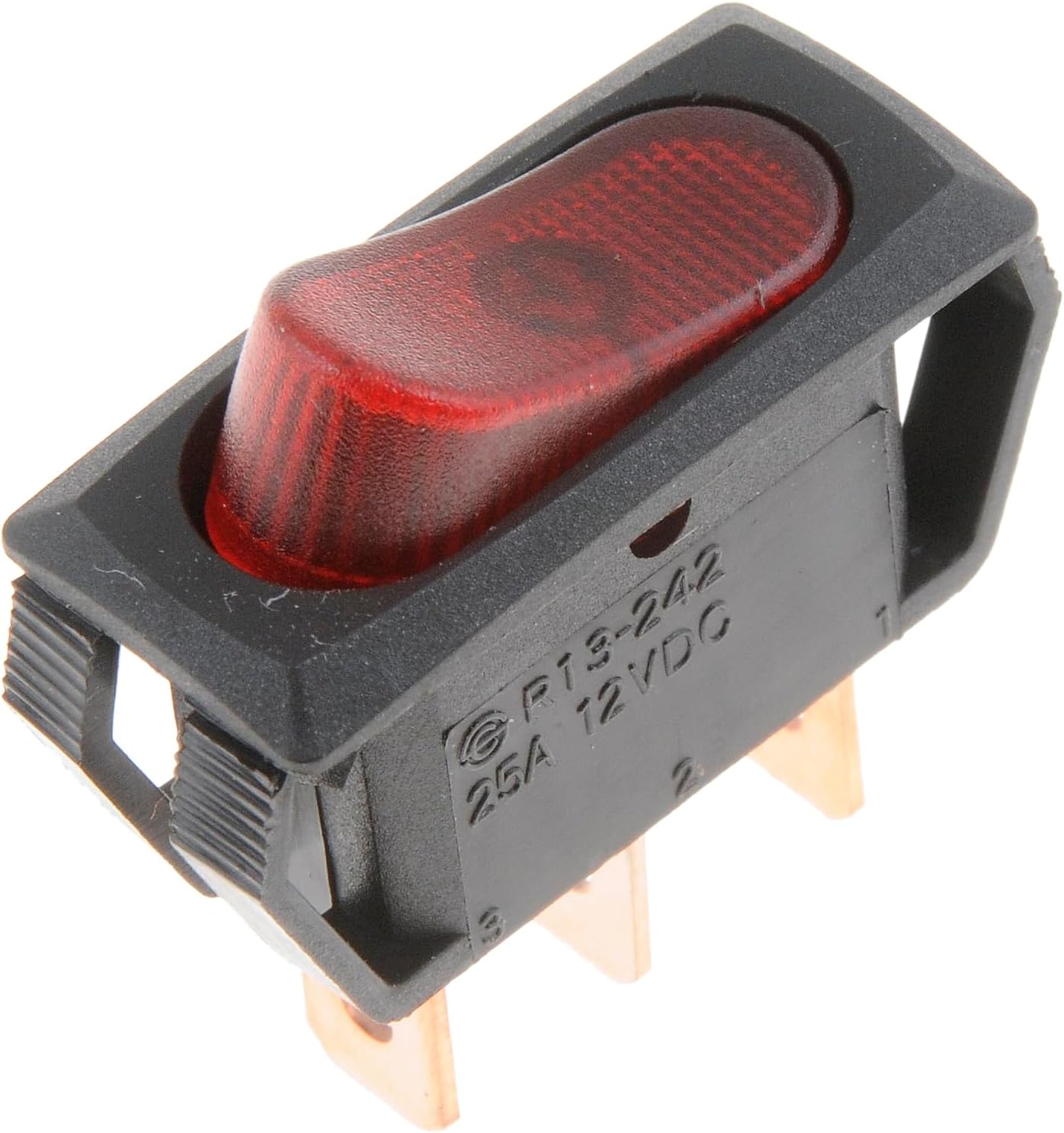Amazon.com: Dorman 84830 Rocker Switch - Black Body/Red Rectangle ...