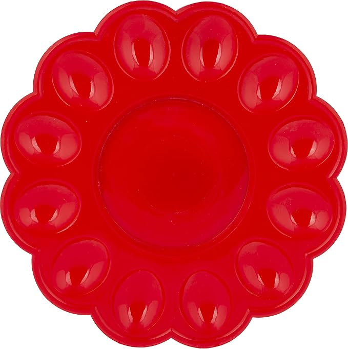 Amazon.com | OFXDD Easter Deviled Egg Plate - Eggs Serving Tray - Large ...
