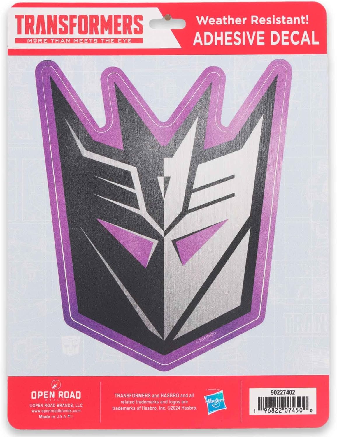 Amazon.com: Hasbro Transformers Skywarp Decepticon Adhesive Vinyl Decal ...